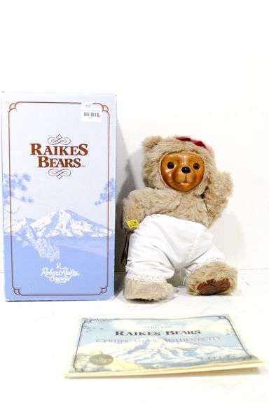 Raikes Bears Penelope stuffed animal, includes original box and certificate of authenticity ...