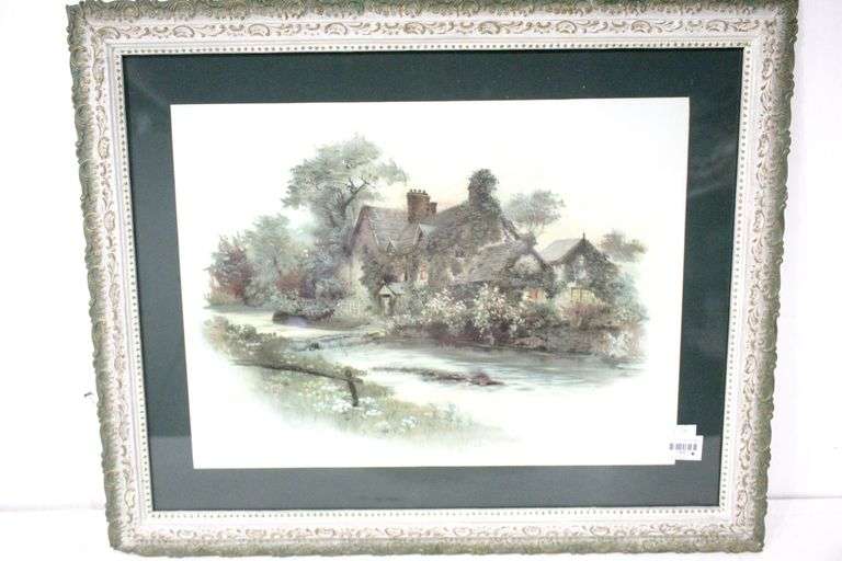 Bletchington Vicarage Near Oxford - antique work - unknown artist - 22 ...