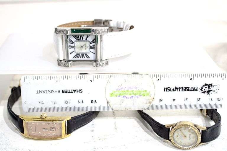 Vintage Crawford 17 Jewels Wristwatch - and - Vintage Hamilton ...
