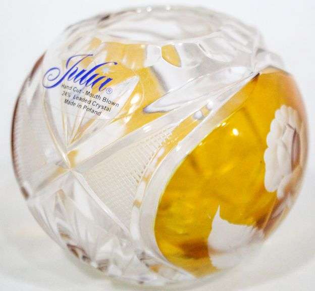 Julia Crystal blown and hand cut ball, made in Poland. - Bunting Online ...