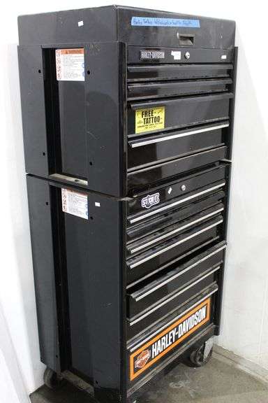 Harley Davidson 28" Roll Tool Cabinet Model 06228 - and - 28" Chest ...