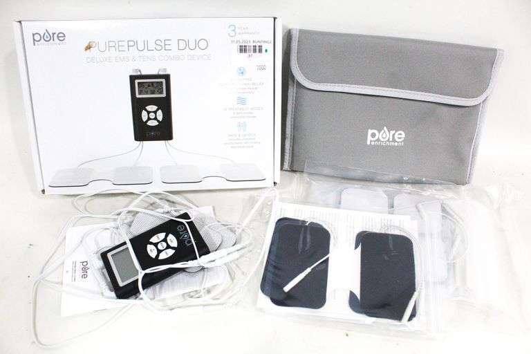 Pure Enrichment PurePulse Duo Deluxe TENS/EMS Combo Device Model ...