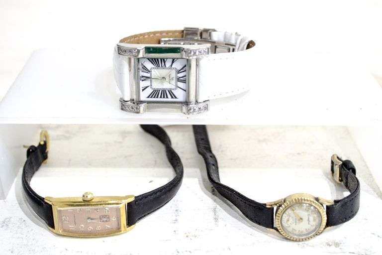 Vintage Crawford 17 Jewels Wristwatch - and - Vintage Hamilton ...