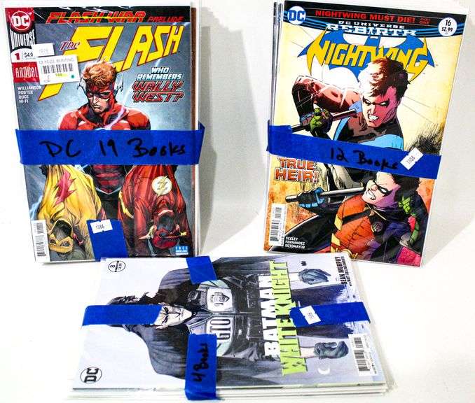 Collection of DC comics including 19 issues fromThe Flash, Omac Project ...