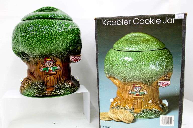 Vintage McCoy Keebler Cookie Jar - new old retail in original box ...