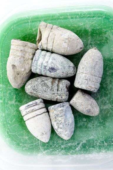 Civil War Bullets - Found objects. - Bunting Online Auctions