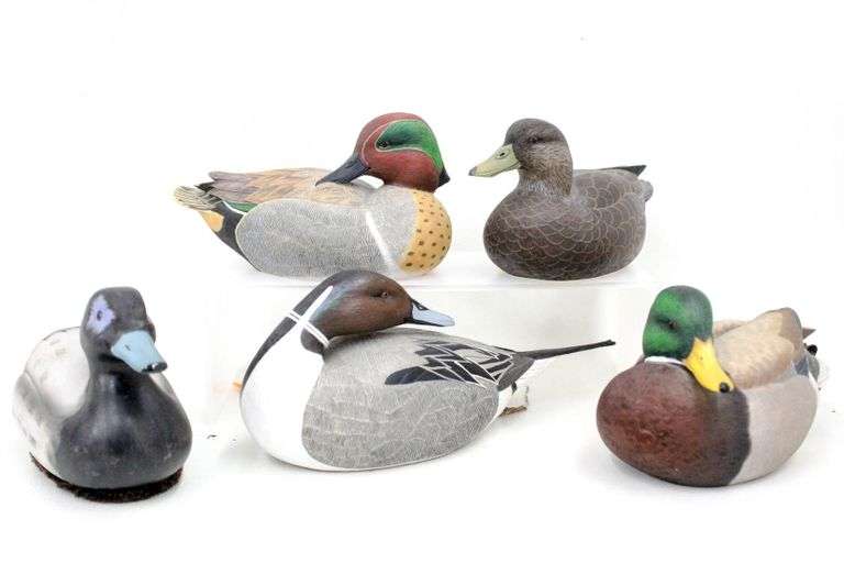 North American Ducks Decoy Collection by George Kruth and Danbury Mint ...