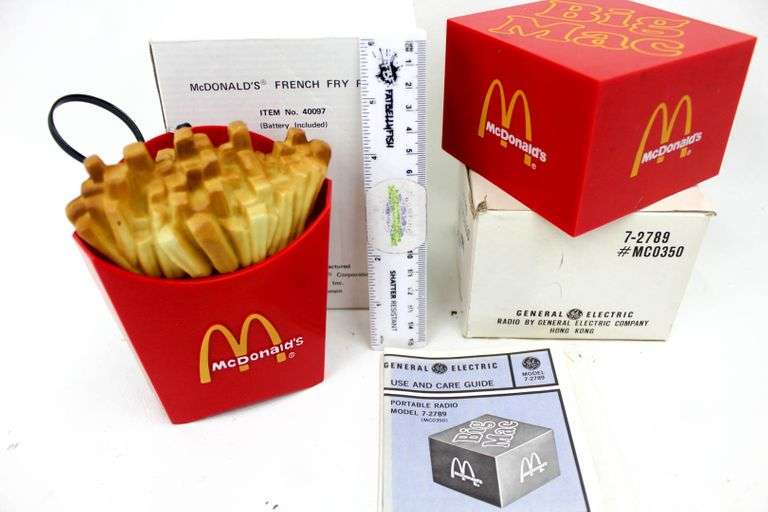 McDonald's Vintage French Fry Radio (by K-Promotions) -and- Big Mac ...