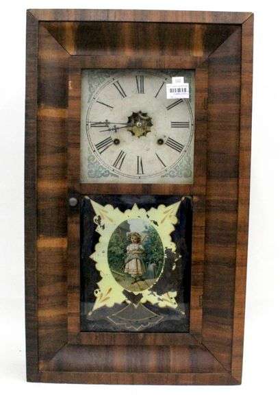Waterbury Clock Co. Antique weight driven Wall Clock, Circa 1850 ...