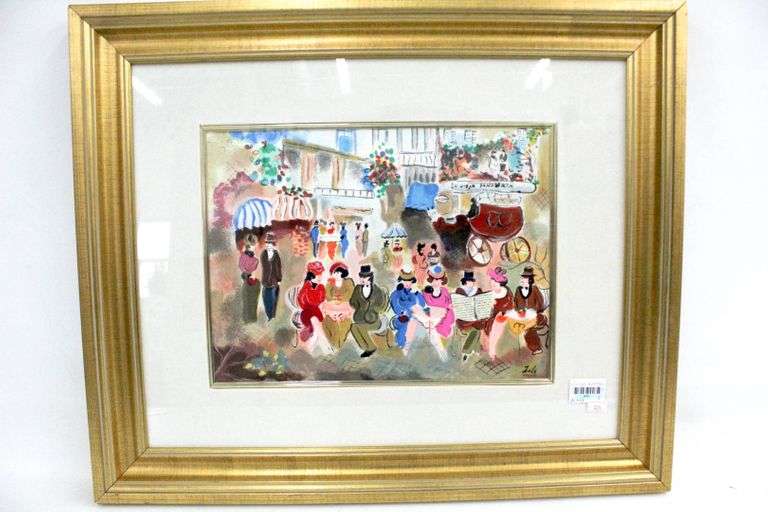 "Old Bakery II" Serigraph by Zule, signed by artist, no. 212/400 ...