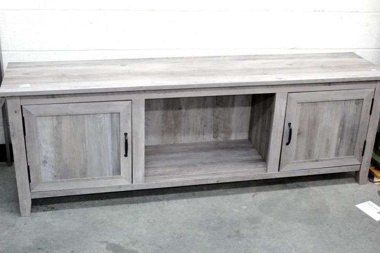 Modern Contemporary gray-wash Television media stand - Bunting Online ...