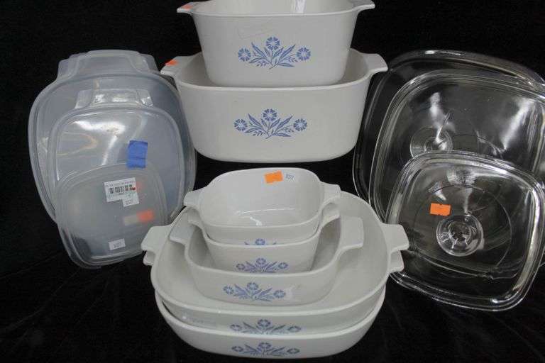 Corning Ware Dish Collection, includes a variety of sizes with glass ...