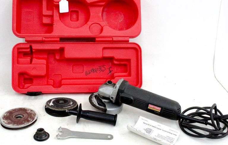 Craftsman Professional 7.0 Amps Angle Grinder with case - Bunting ...