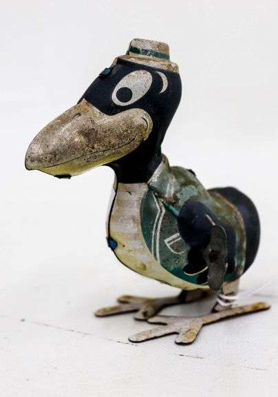 Rare Heckle or Jeckle, from the Terrytoon cartoons, tin litho wind up ...