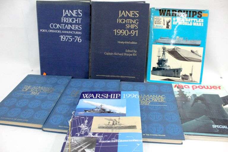 Ship and Freight Container Book Collection, includes Warship 1996, Jane ...