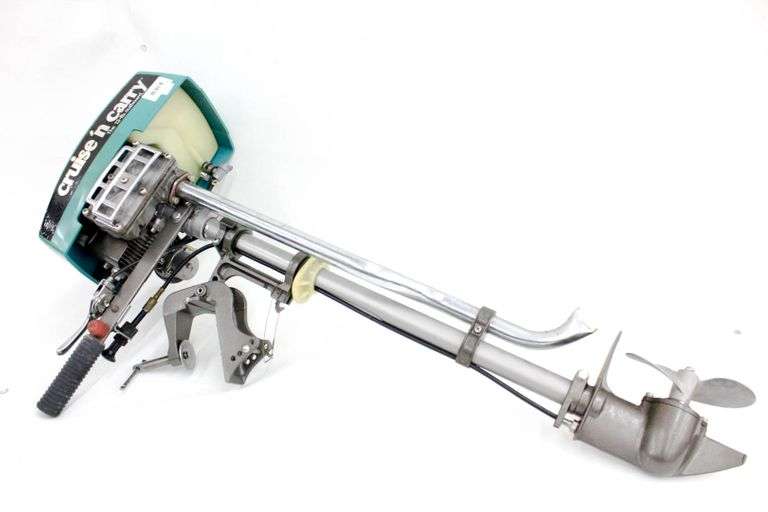 Cruise N Carry 12 lb. 1.5 HP Outboard Motor HMC Marine Model 6600 Made ...