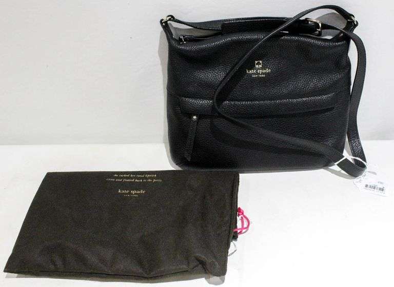 Kate Spade Label Leather Crossbody Handbag with Dustbag. Two items ...