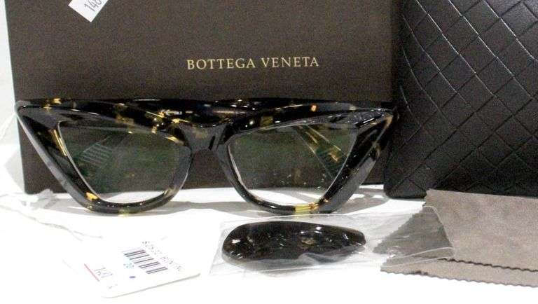 Bottega Veneta label eyeglasses, model BV1101S, made in Italy. Includes ...