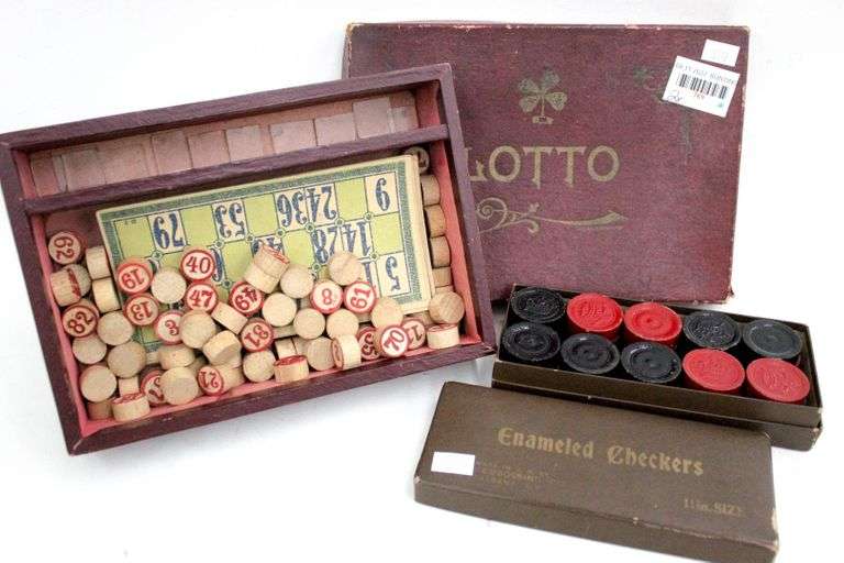 Vintage board game collection: Vintage lotto board game kegs and cards ...