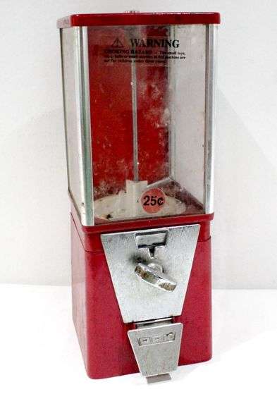 Vintage Oak Gumball Machine - Bunting Online Auctions
