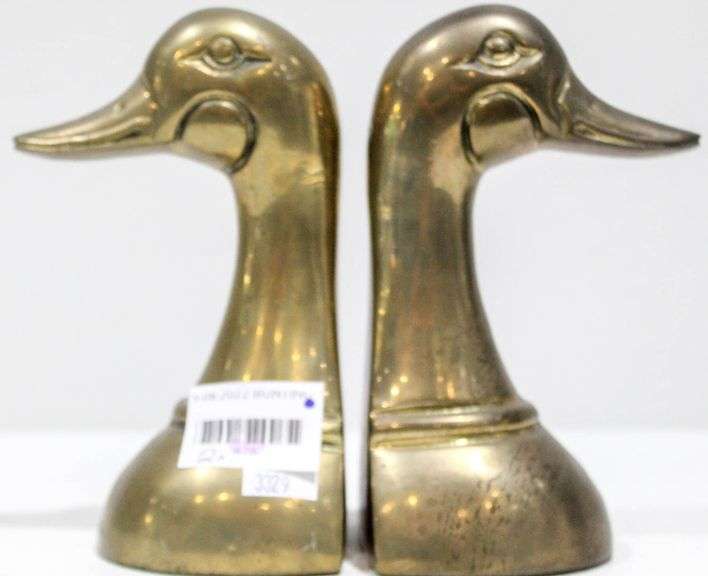 Himark Taiwan Brass Duck Bookends - two pieces WALL - Bunting Online ...