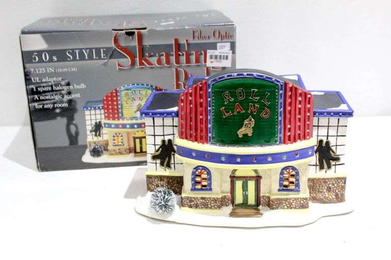 Fiber Optic Skating Rink 50s Style model building - Bunting Online Auctions