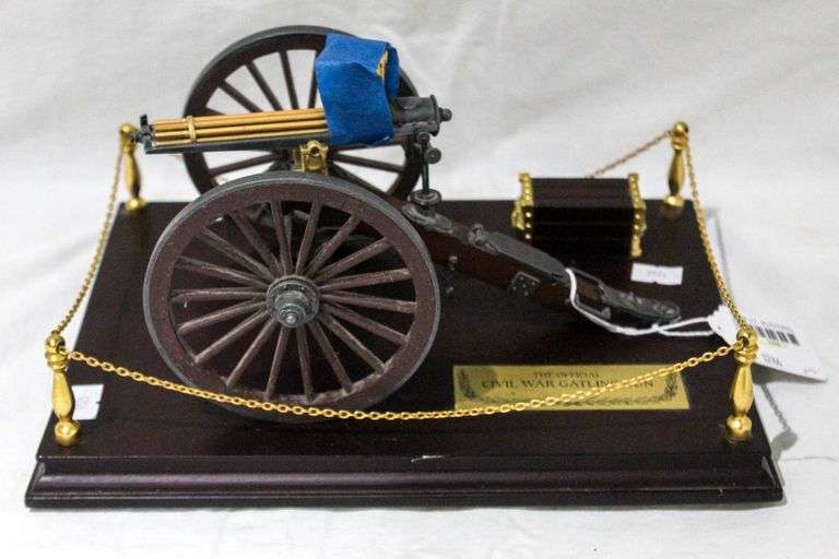 The Official Civil War Gatling Gun Display. - Bunting Online Auctions