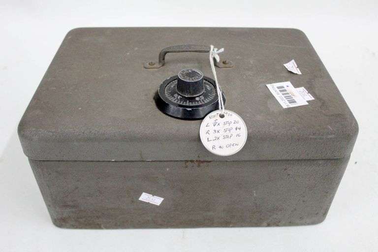 Vintage Protectall Lock Box Safe With Combination Lock and combination ...