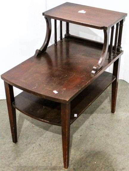 Mersman Step End Table - midcentury step table - 25 x 16 x 27 - Bunting ...