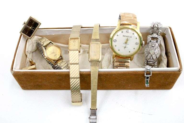 Watch Collection includes Swank 17 Jewels Cuff Links, Benrus 17 Jewels ...
