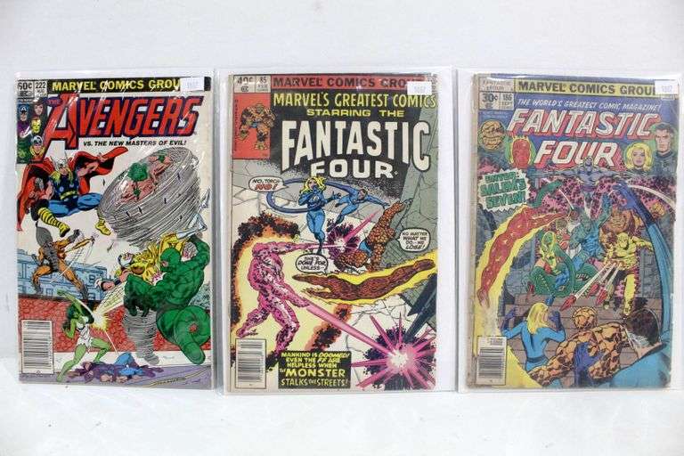 '70s and '80s Marvel Comic books , Includes : Avengers Aug 1982 , and ...