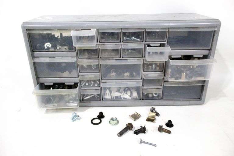 Multi-drawer smalls organizer chest box with collection of small ...