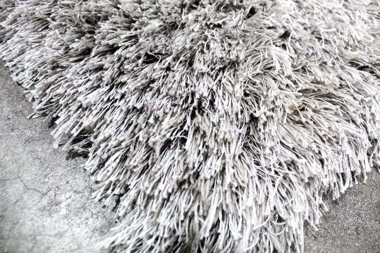 Senses Silver Shag Accent Rug by At Home - 51 x 79 - Bunting Online ...