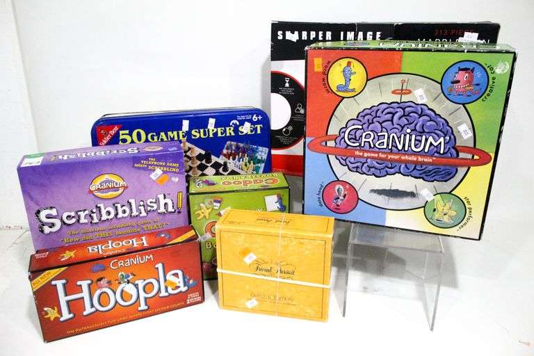 Table Game Collection: Scribblish, Hoopla, Cranium, Trivial Pursuit ...