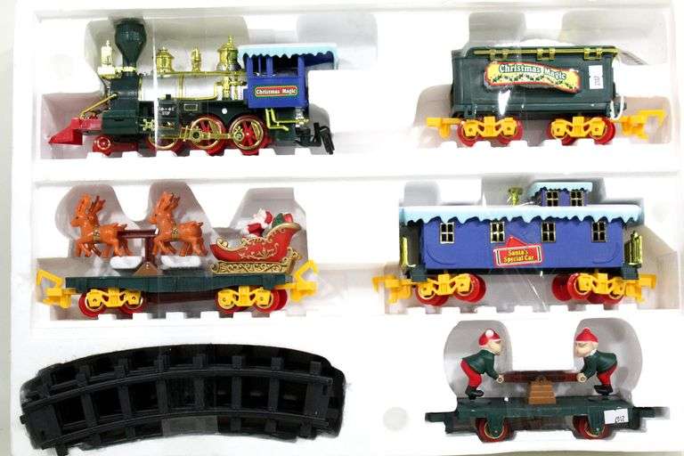 North Pole Christmas Express Train Set - Bunting Online Auctions