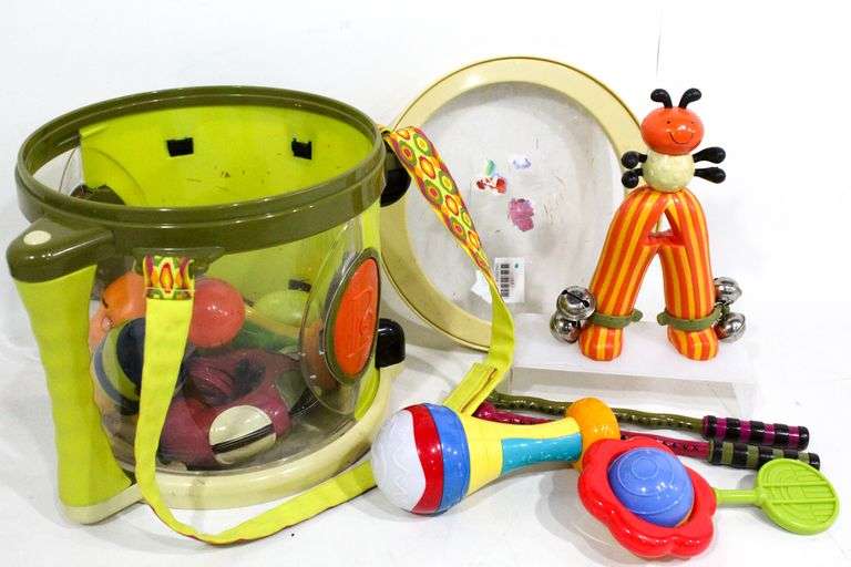 B. Parum Pum Pum Drum Musical Instruments Set Bugs Play Toddler Kids ...