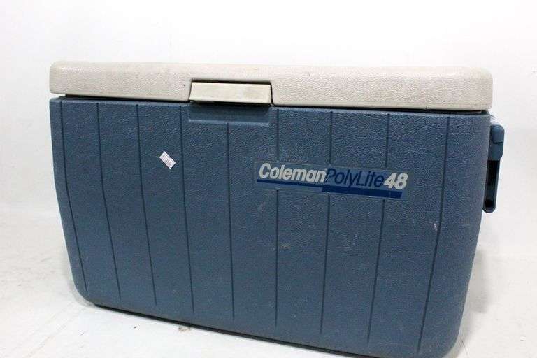 Coleman Poly Lite 48 Cooler Chest - Bunting Online Auctions