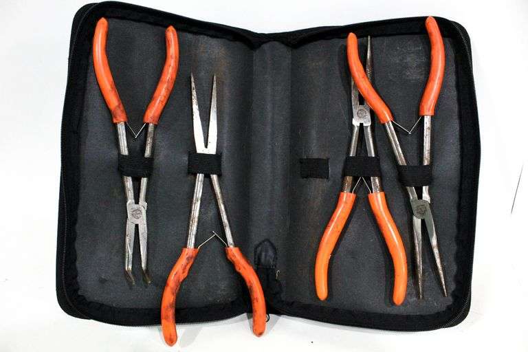 Cornwell Tools 4 pc needle nose plier CPL-102 set with case - Bunting ...