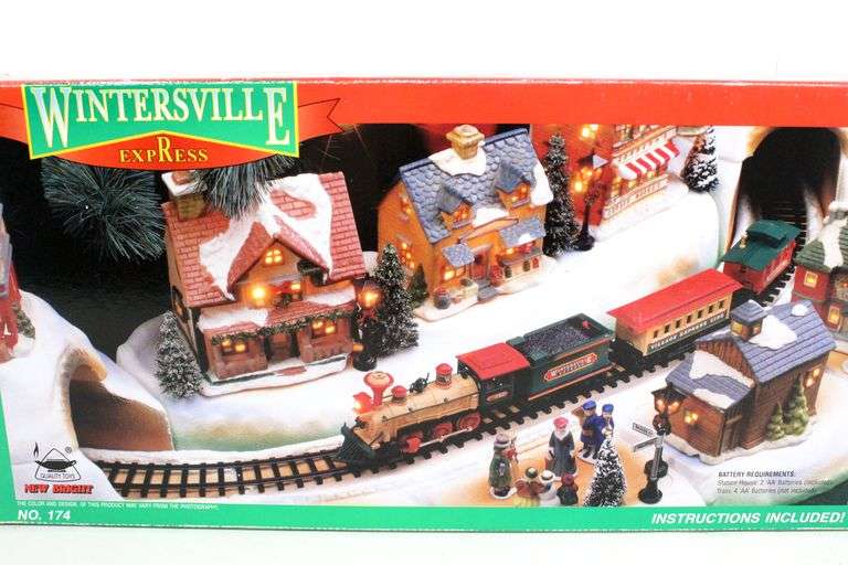 Vintage New Bright 1998 Wintersville Express Train Set No. 174 ...