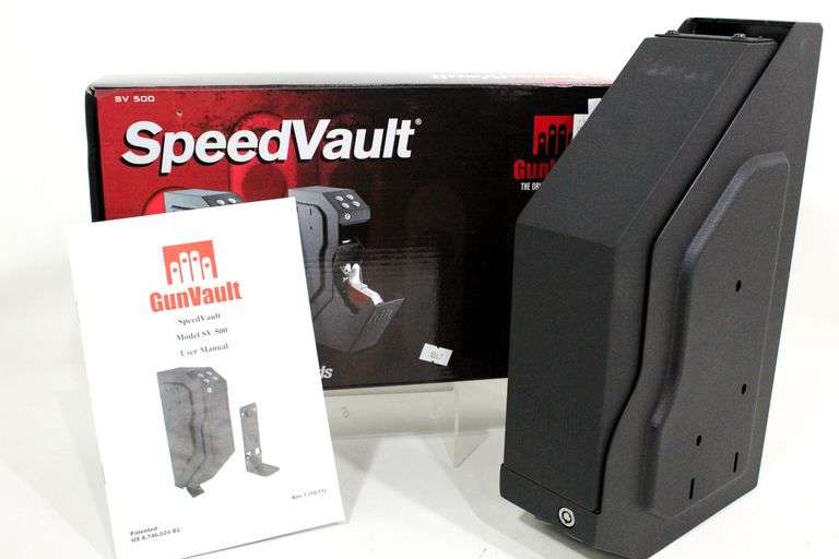 GunVault SV500 SpeedVault Series Heavy Gauge Steel Handgun Safe ...