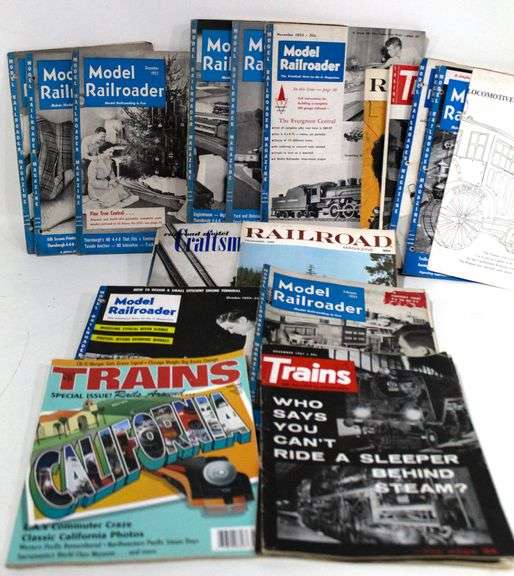 Railroad and Train Vintage Magazines Collection , includes issues from ...