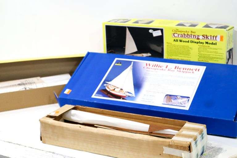 Chesapeake Bay Wooden Model Boat Kits: Crabbing Skiff - and - Willie L ...