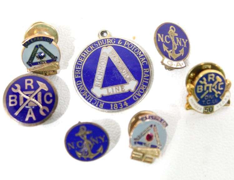 Vintage Brotherhood Railway Carmen Div of TCU 50 yr Pin. R.F & PRR CO ...