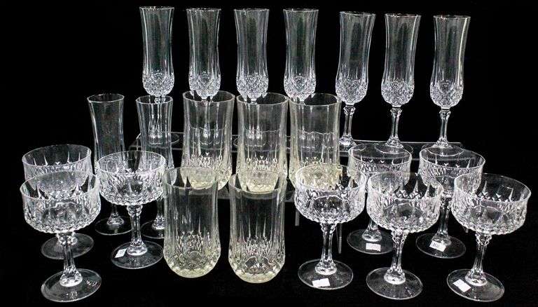 Cristal D'Arques Longchamp Ribbed Crystal Collection - and - Other ...