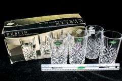 Shannon Crystal Designs of Ireland Dublin Pattern Crystal Tumblers ...