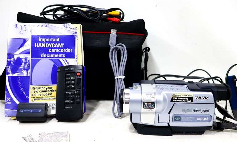 Sony Handycam 700x Digital Zoom Camcorder with case and accessories ...