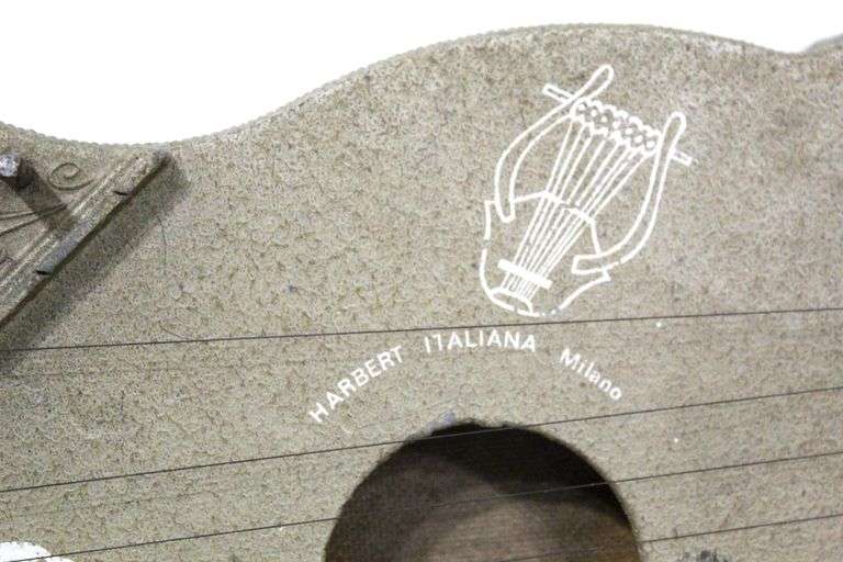 Vintage Harbert Italiana Milano Italy Harp Zither Musical Instrument ...