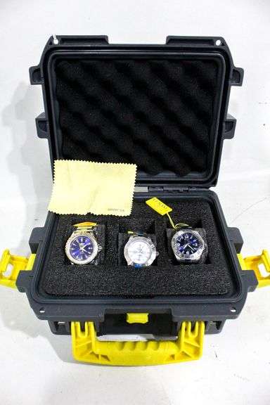 Invicta Three Watch Set W / Box. Professional 660ft-200m Mod. No.2309 ...