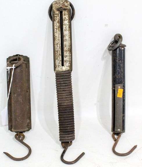 Antique Spring Balance Hanging Scales: Pelouze Manufacturing Co. of ...