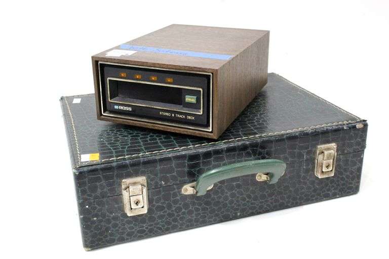 Ross Model 6003 Stereo 8 Track Deck with Case - and - Collection of 8 ...